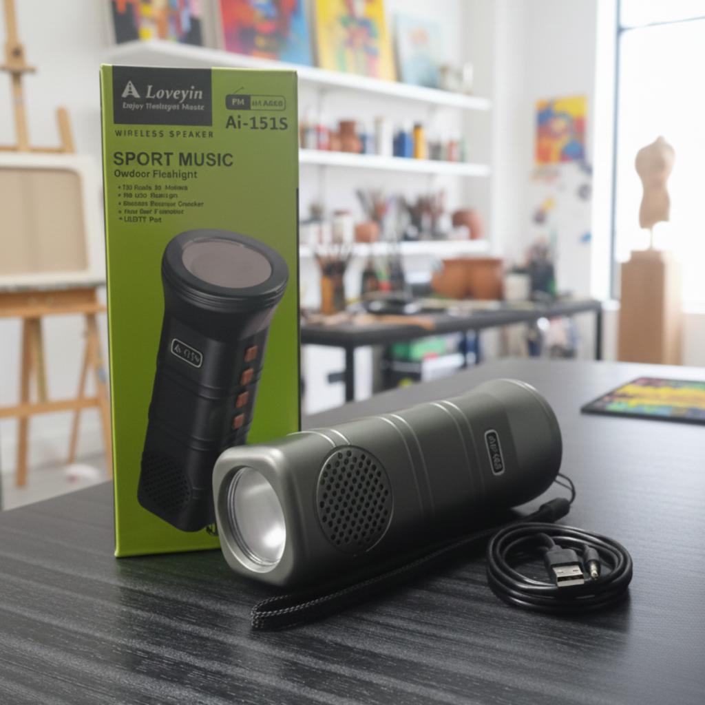 Ai-151s Wireless Speaker Sport Music Outdoor Flashlight - PikBay