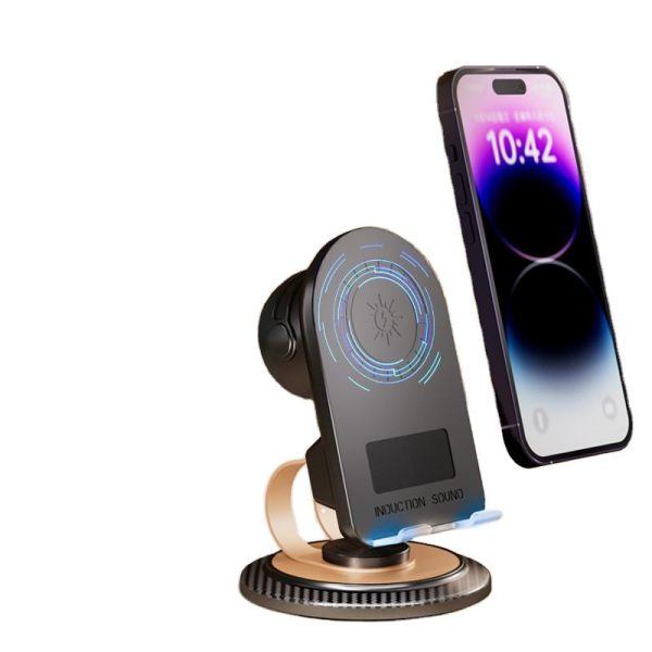 H58 Sensing Model Wireless Charger 360° Rotation Phone Stand BT Speaker ...